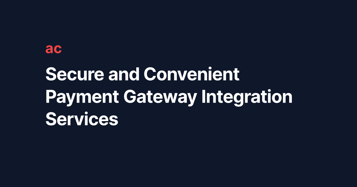 Payment Gateway Integration | Services | Ali Coleman Payment Gateway Integration | Services | Ali Coleman